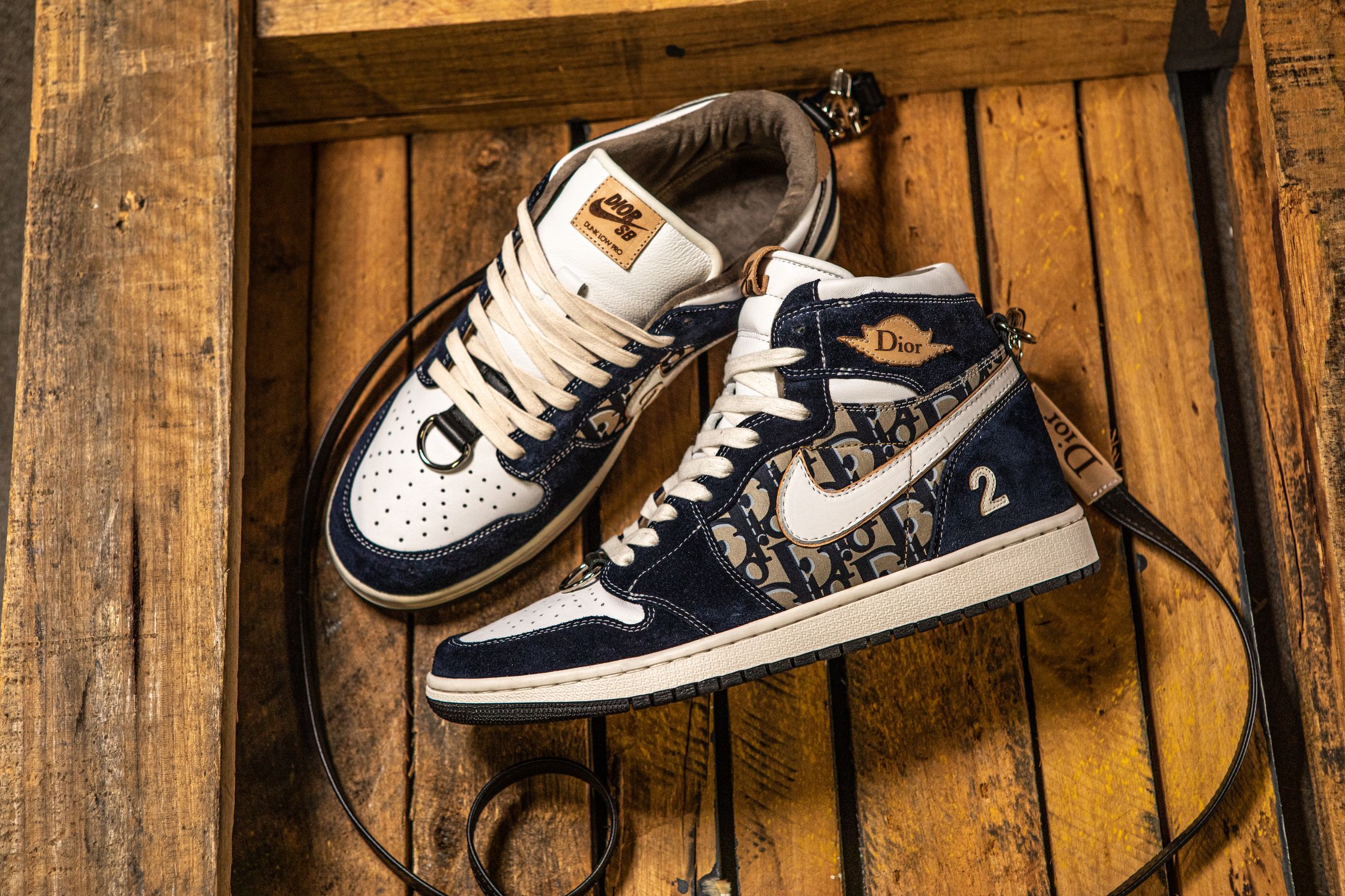 BespokeIND Go Dior on the Air Jordan 1 and Nike SB Dunk! - Sneaker Freaker
