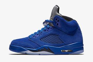 Best Look Yet At The 'Blue Suede' Jordan 5s - Sneaker Freaker