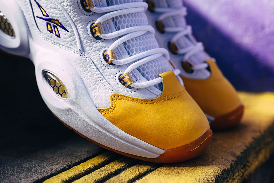 Reebok Re-Up the Question Mid ‘Yellow Toe’ - Sneaker Freaker