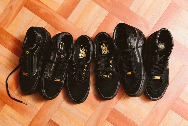 JD Sports' Exclusive Vans ‘Black & Gold’ Platform Pack - Sneaker Freaker