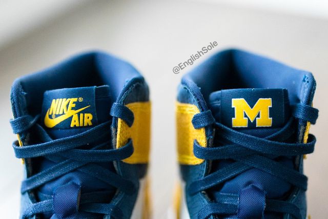 Detailed Look: Michigan Wolverine Air Jordan 1 High OG PE - Sneaker Freaker