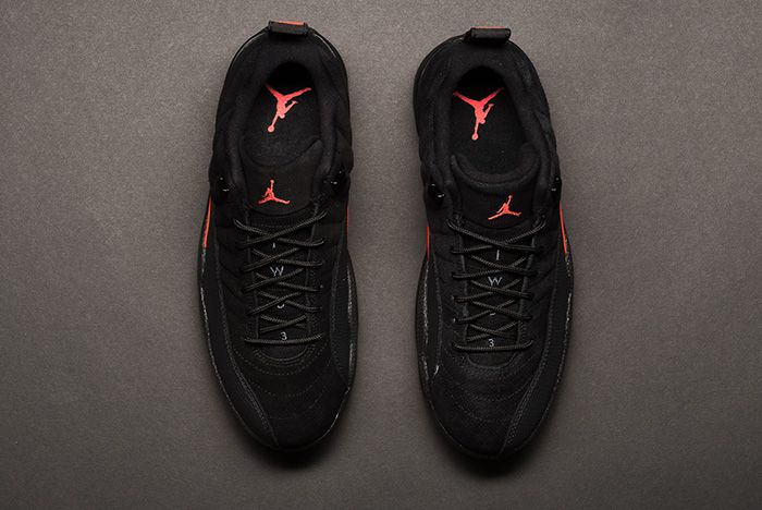 Air Jordan 12 Low (Black/Max Orange)