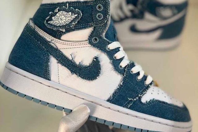 Official Images! The Air Jordan 1 'Denim' Has Plenty of Enticing ...