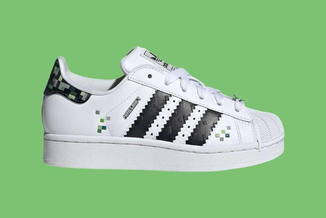 Sss… Boom! Minecraft’s Creeper Sneaks into the adidas Superstar - Releases