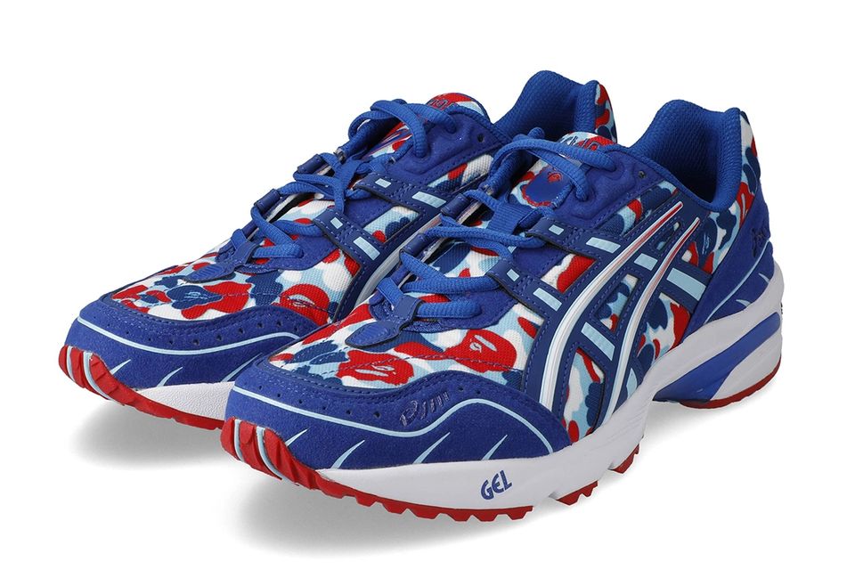 BAPE and ASICS Head to Paris with GEL-1090 'France Camo' Collaboration ...