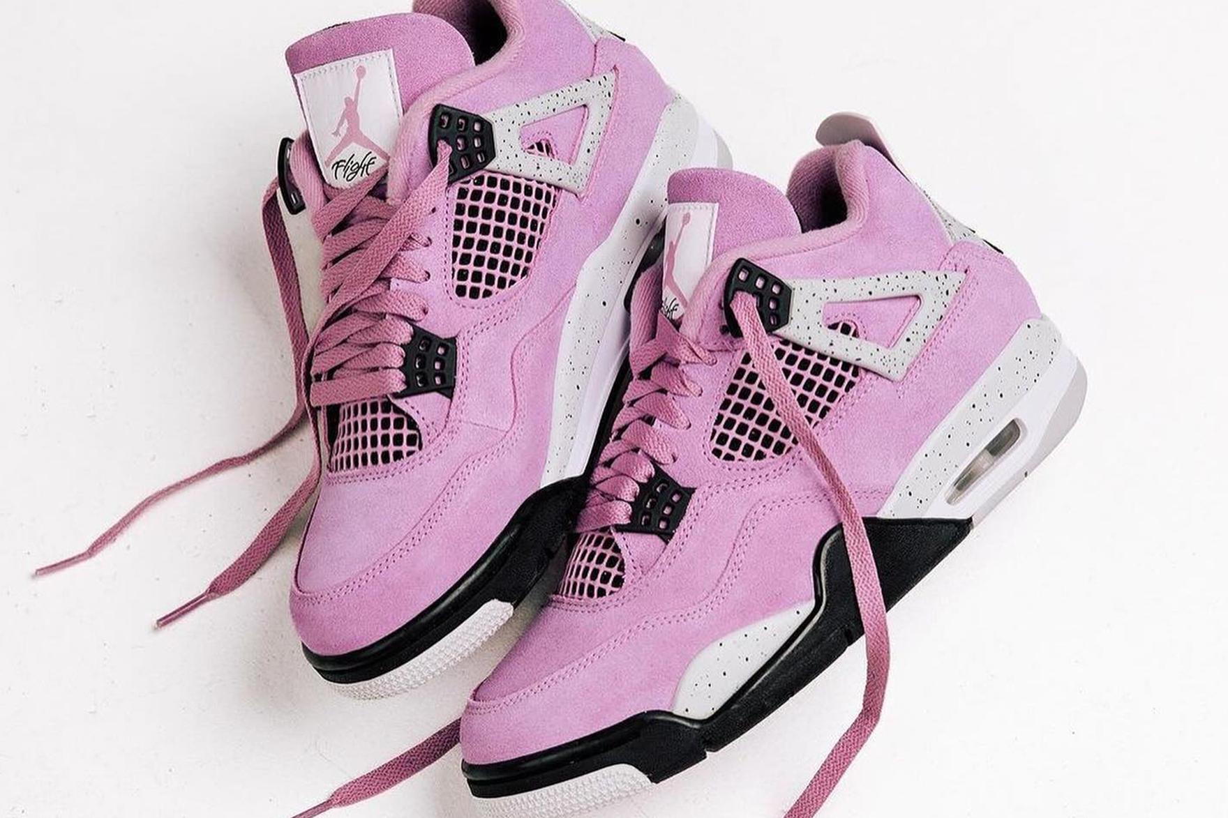 Code Pink! The Air Jordan 4 'Orchid' Has Landed on SNKRS - Releases