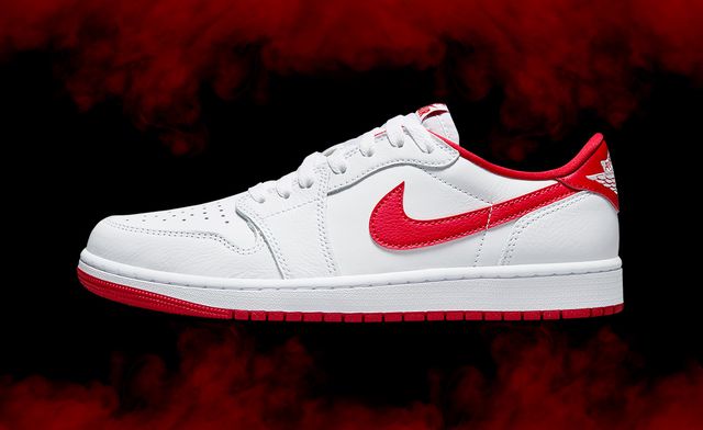University Red Accents the Air Jordan 1 Low OG - Sneaker Freaker
