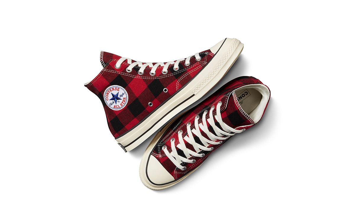 Converse Uses Upcycled Flannel on the Chuck 70 - Releases