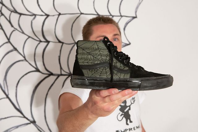 Get Caught in the Web of Ben Kadow’s New Vans Sk8-Hi - Sneaker Freaker