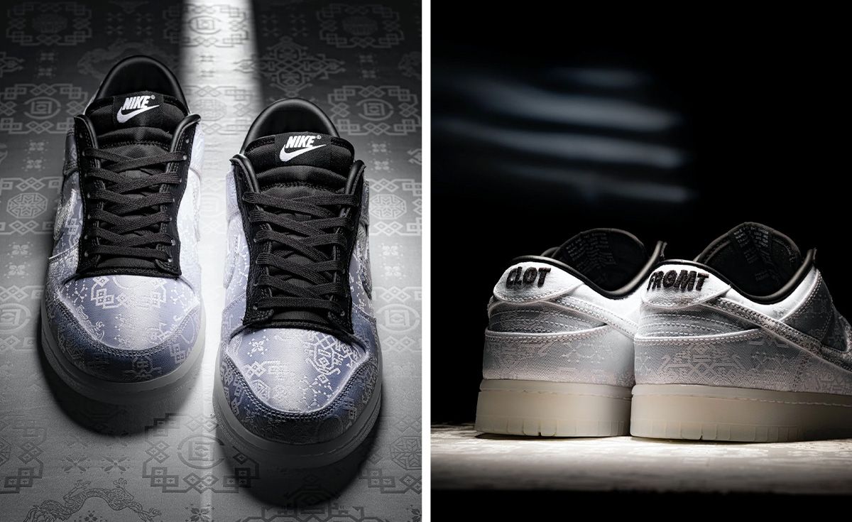 Here's Another Chance at the CLOT x Fragment x Nike Dunk Low ‘20th ...