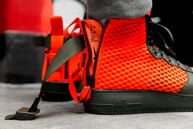 Nike's SF AF-1 Mid Goes Off-Duty In Crimson Mesh - Sneaker Freaker