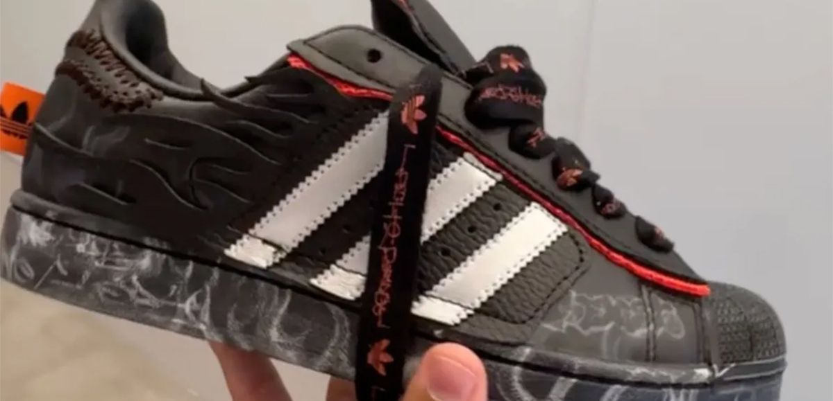 Hellstar Torches the adidas Superstar - Releases
