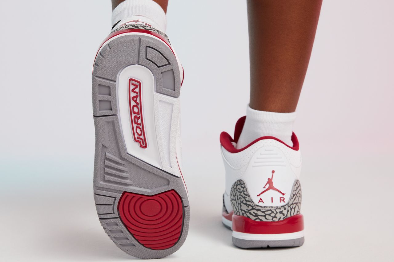 The Air Jordan 3 'Cardinal Red' Lands at JD Sports - Sneaker Freaker