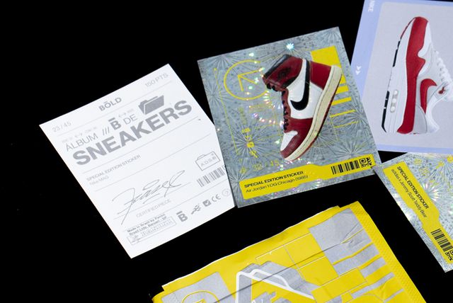 BŌLD and Panini Create epic Álbum de Sneakers Sticker Book - Sneaker ...