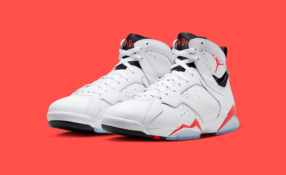 Infrared Accents the Air Jordan 7 - Sneaker Freaker