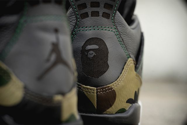 BespokeIND Drop Custom Gore-Tex BAPE x Air Jordan 4 - Sneaker Freaker