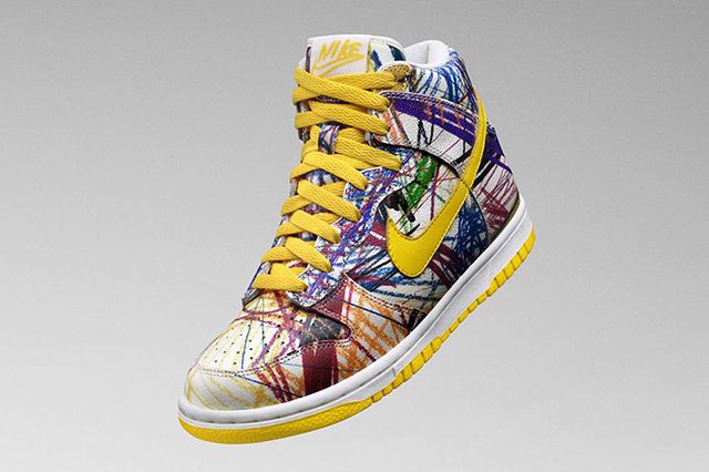 Nike Dunk High Gs (Crayon Scribble)