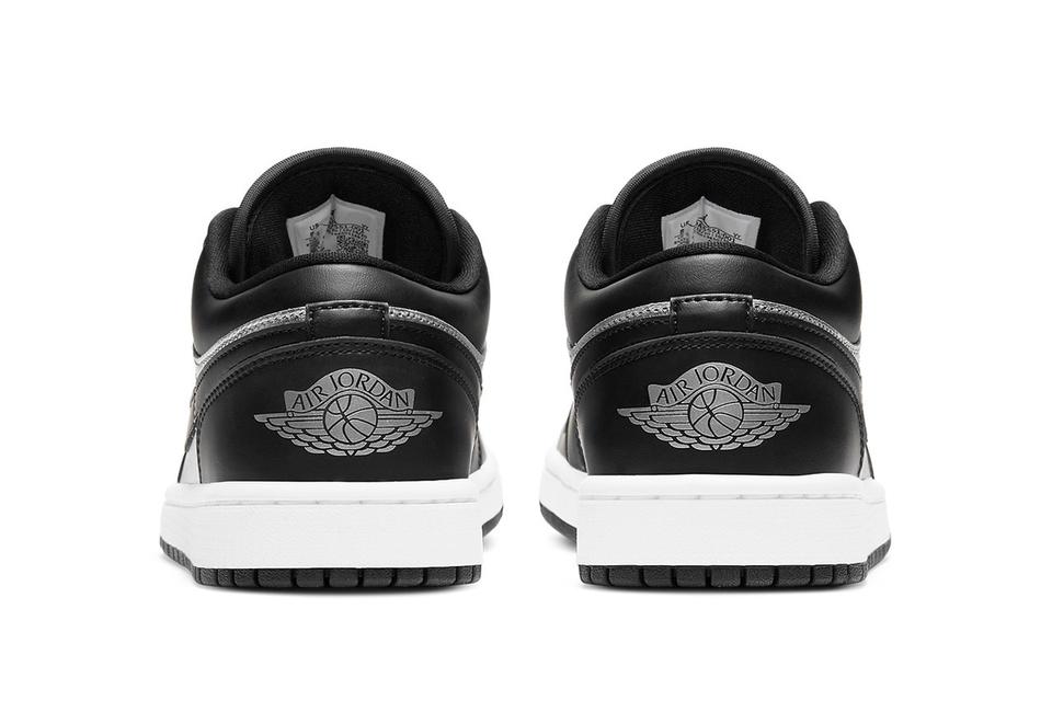 Shimmer and Shine in the Air Jordan 1 Low ‘Metallic Silver’ - Sneaker ...