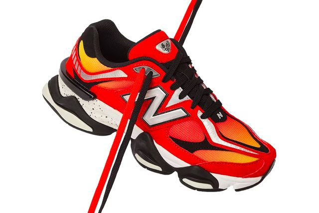 The DTLR x New Balance 9060 ‘Fire Sign’ is Burning Red Hot - Sneaker ...