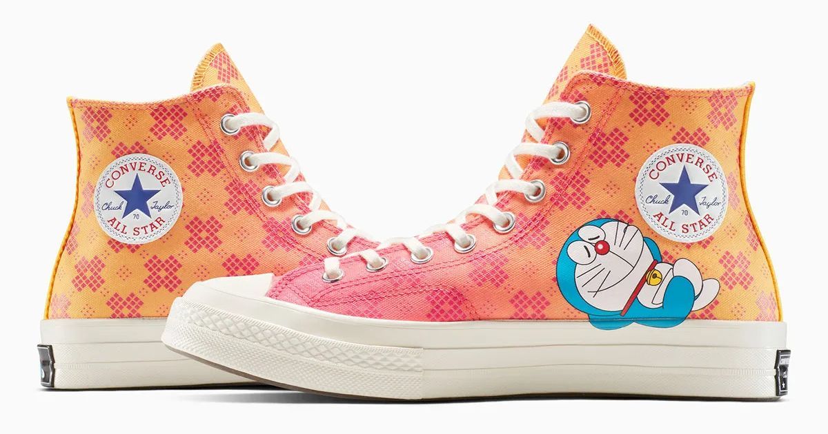 Quatro Kawaii! The Doraemon x Converse Colab Drops Four for the Fam ...