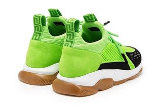 The Versace Cross Chainer Gets a Neon Green Makeover - Sneaker Freaker