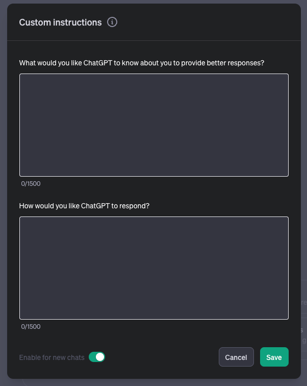 How digital marketers can use ChatGPT's Custom Instructions - Knowbots