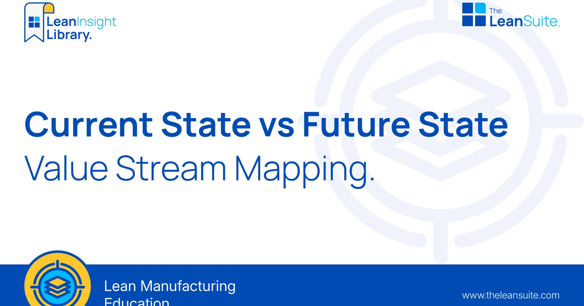 Current State vs Future State Value Stream Mapping