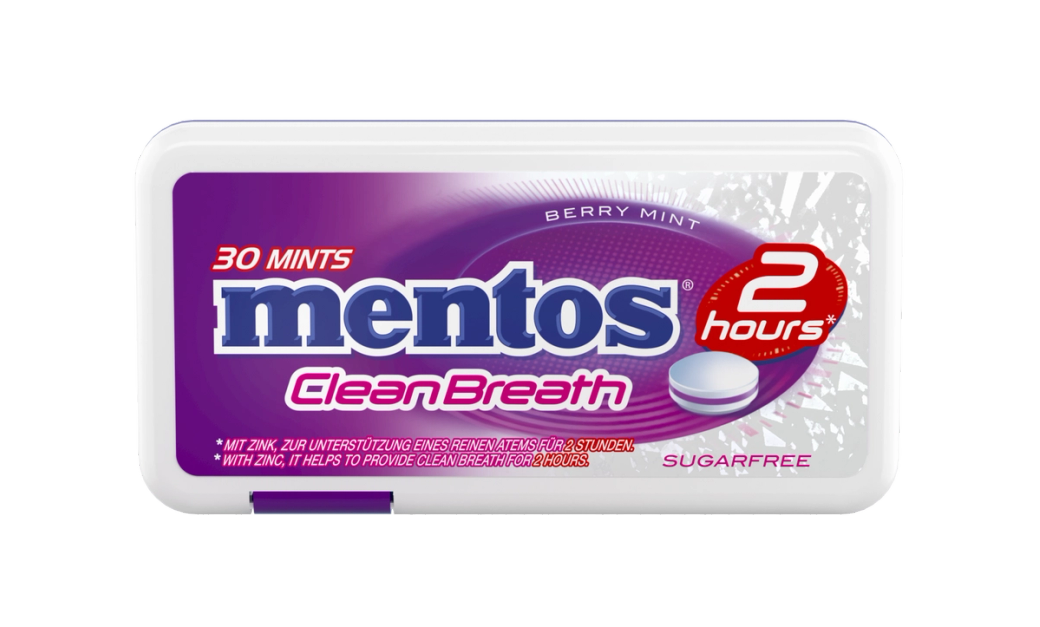 Mentos Clean Breath Berry Mint | Mentos Ireland