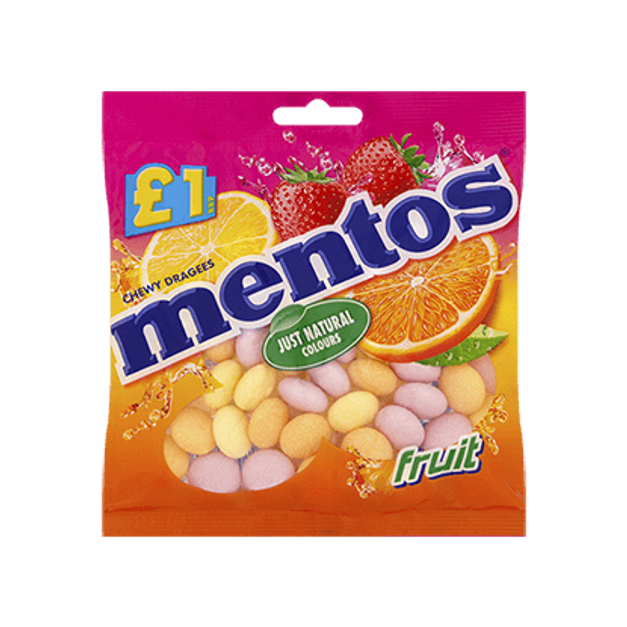 Mentos Fruit 135g Bag | Mentos Ireland