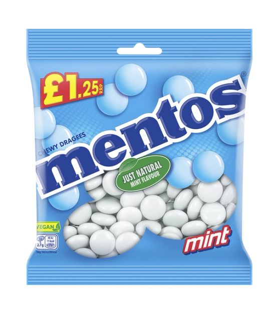 Mentos Mint 135g Bag | Mentos Ireland