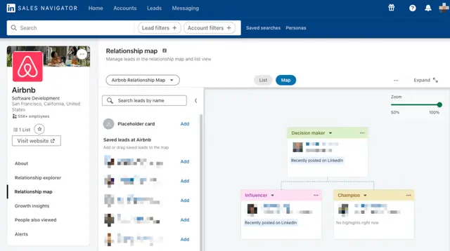 Relationship Maps in LinkedIn Sales Navigator: [year] Guide
