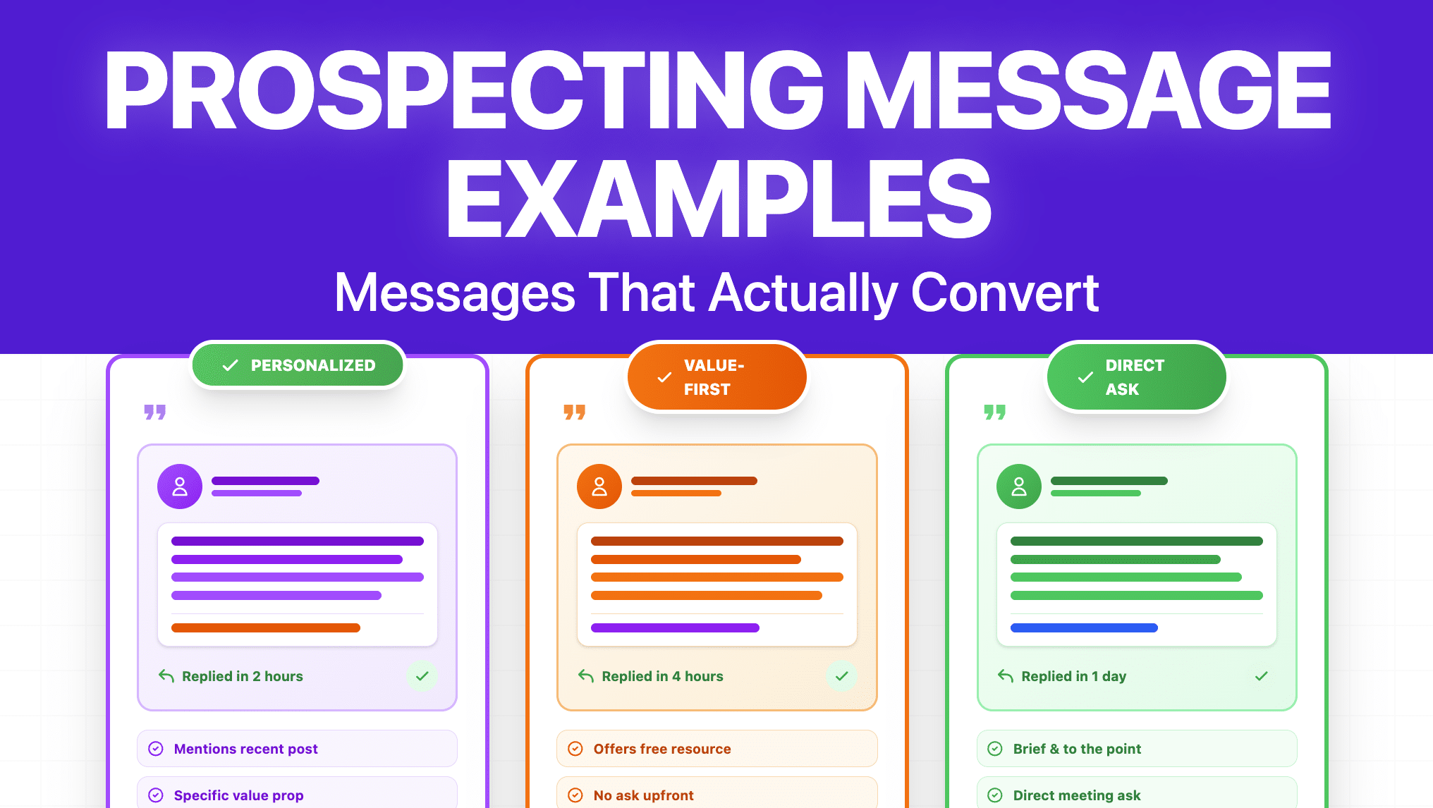 Linkedin Prospecting Messages: How to Write + Templates