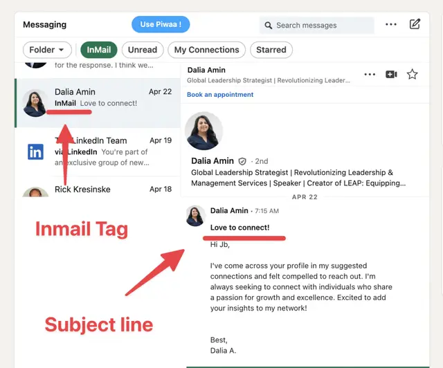 What is InMail on LinkedIn and How do They Work in %currentyear%?