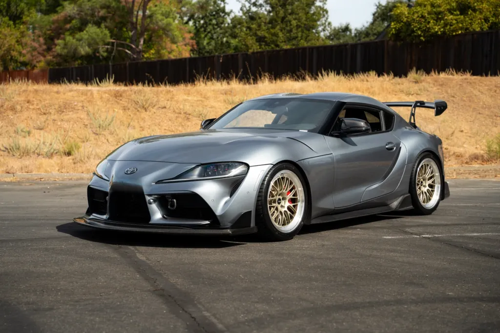 Toyota GR Supra with 19" ML-10RT Wheels in Machined Lip Gloss ...