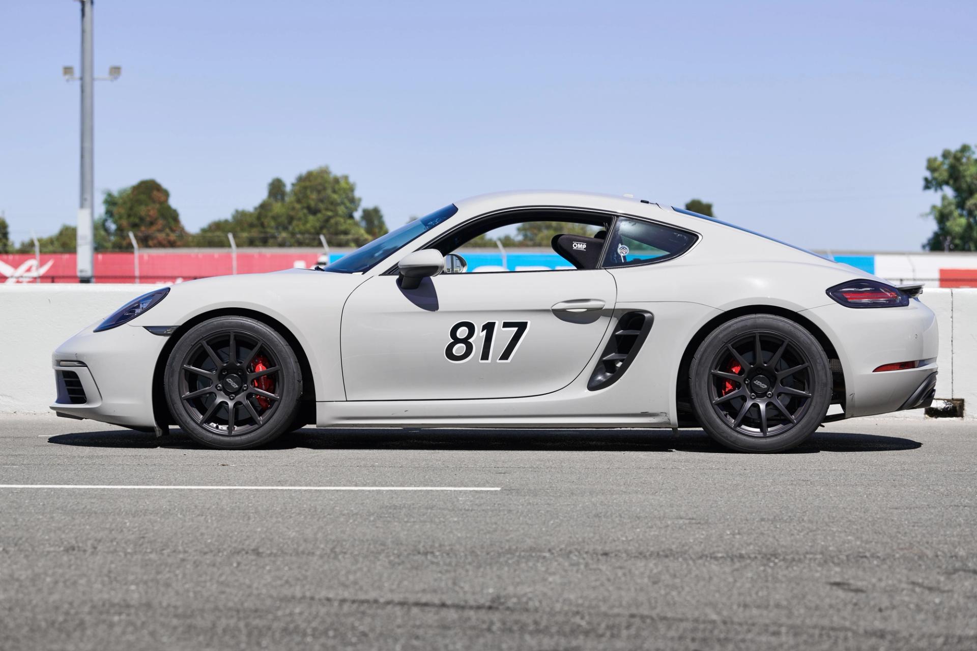 Porsche 718 Cayman S at Sonoma Raceway