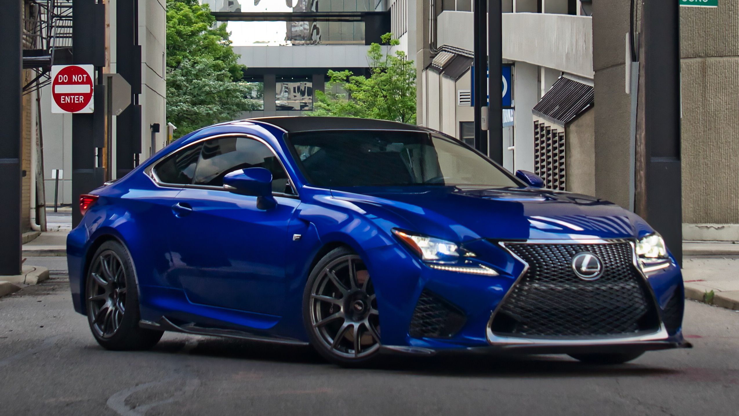 Lexus USC10 RC-F with 19" SM-10 in Anthracite on Lexus USC10 RC-F ...