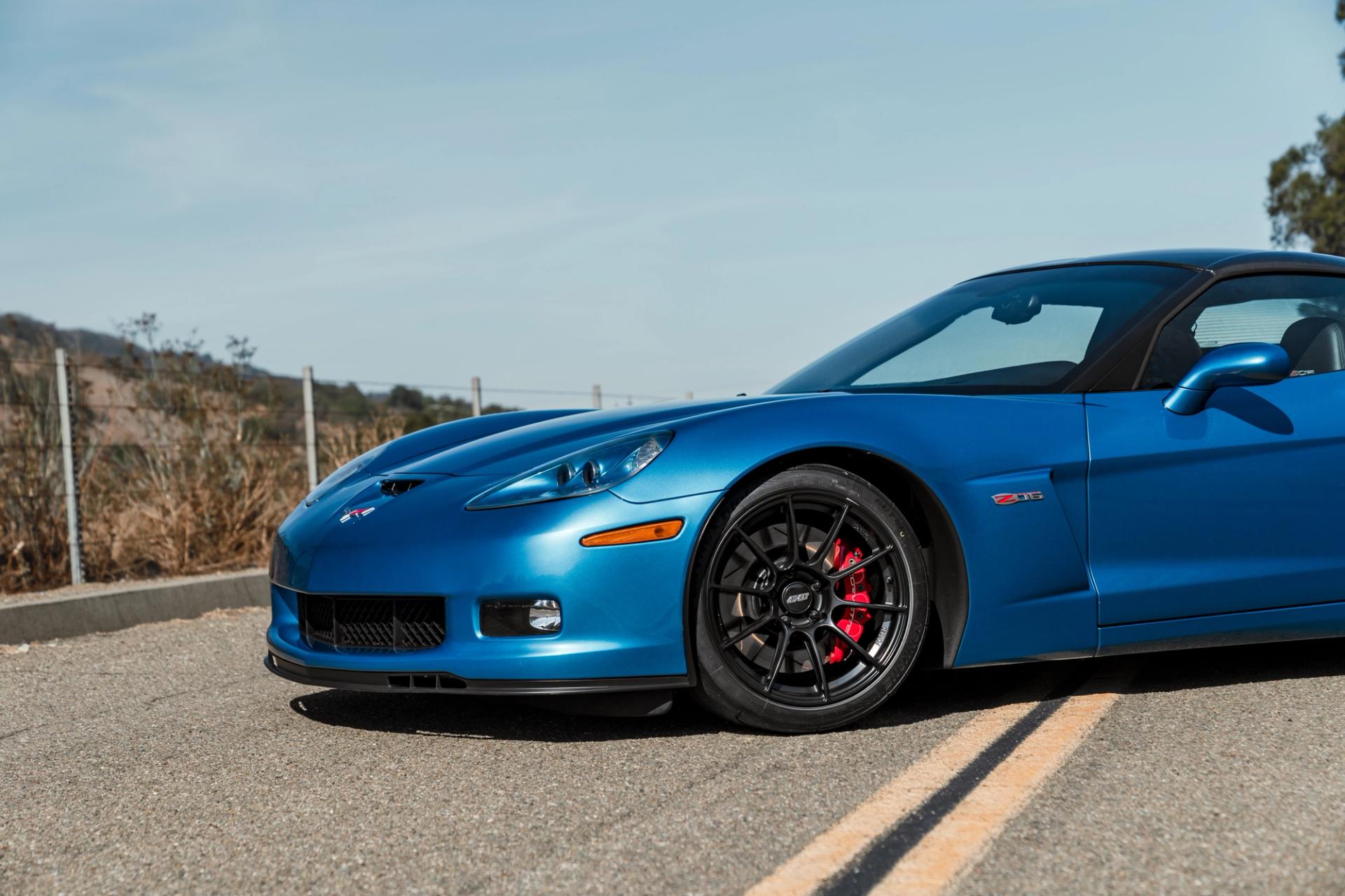 Chevrolet C6 Corvette Z06 with 18" SM-10RS in Satin Black on Chevrolet ...