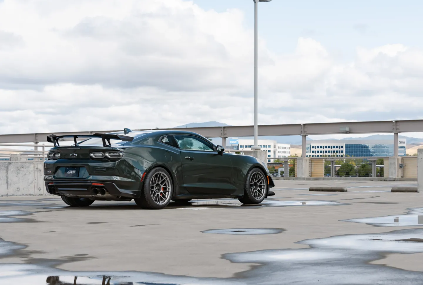 Chevrolet 6th Gen Camaro ZL1 1LE with 19" ARC-8 Wheels in Anthracite