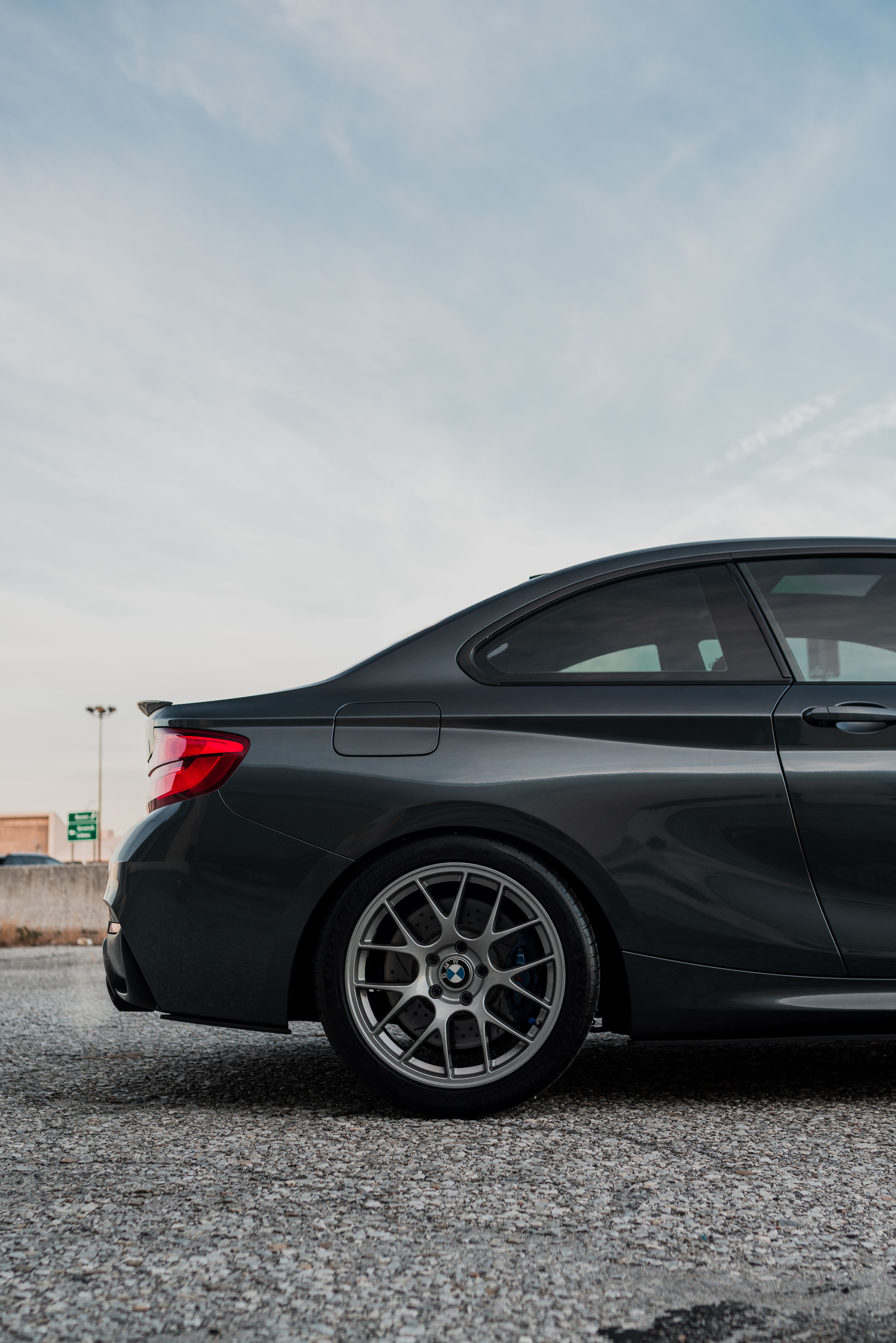 BMW F22 Coupe 2 Series with 18" EC-7 in Race Silver on BMW F22 F23 ...