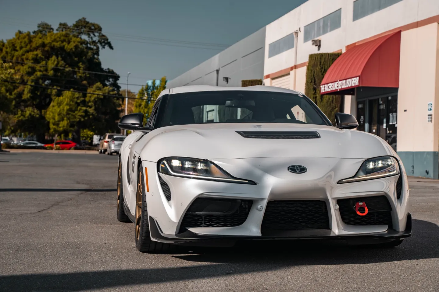Toyota GR Supra with 19" SM-10 Wheels in Satin Bronze
