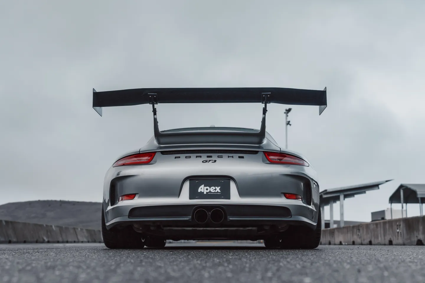 Porsche 911 991.1 GT3 with 19" VS-5RE Wheels in Satin Black
