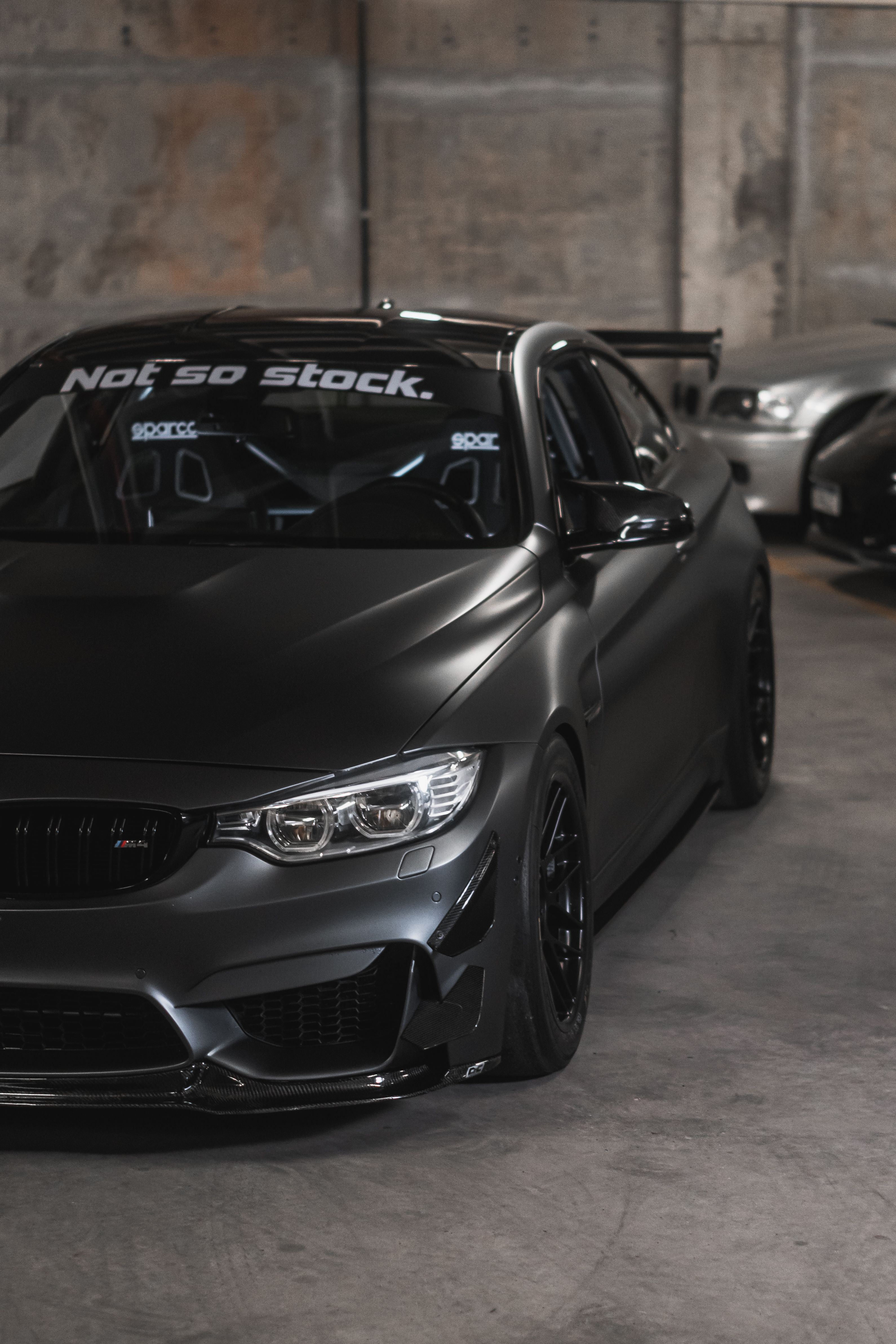 BMW F82 Coupe M4 with 18" ARC-8 in Satin Black on BMW F82 F83 - Apex Album