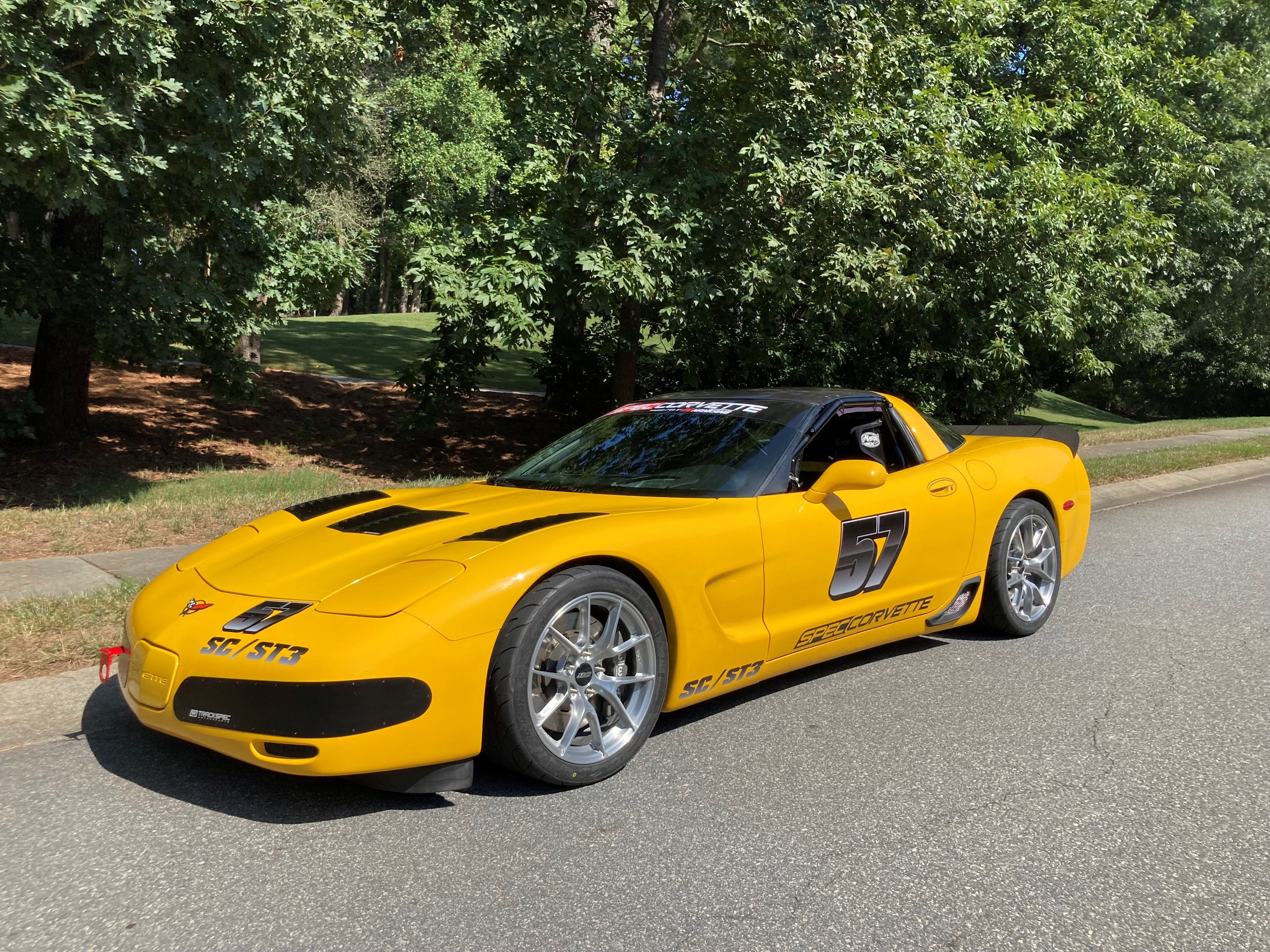Chevrolet C5 Spec Corvette with 18" VS-5RS in Brushed Clear on ...