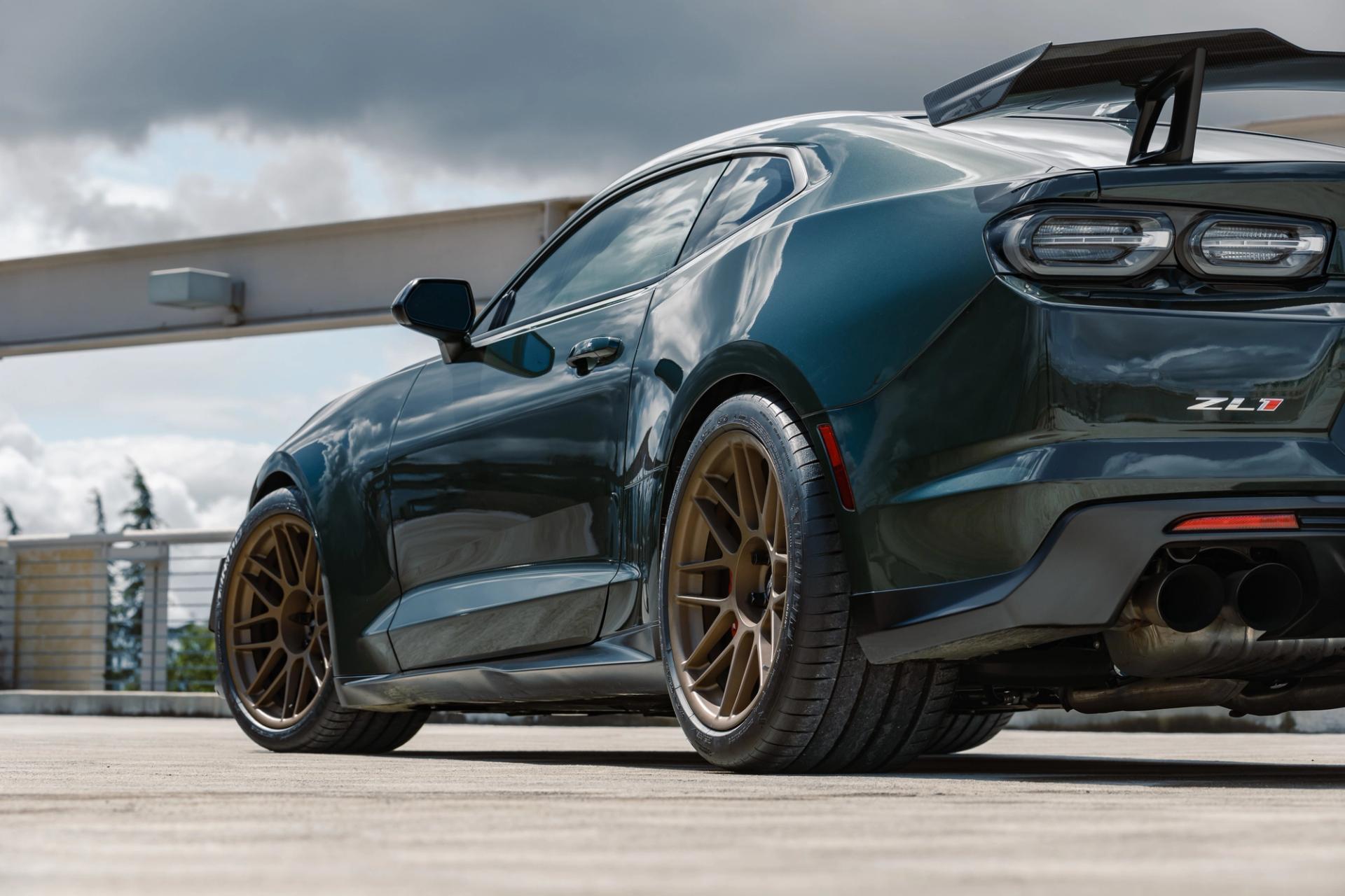 Chevrolet 6th Gen Camaro ZL1 1LE with 19" ARC-8 Wheels in Satin Bronze