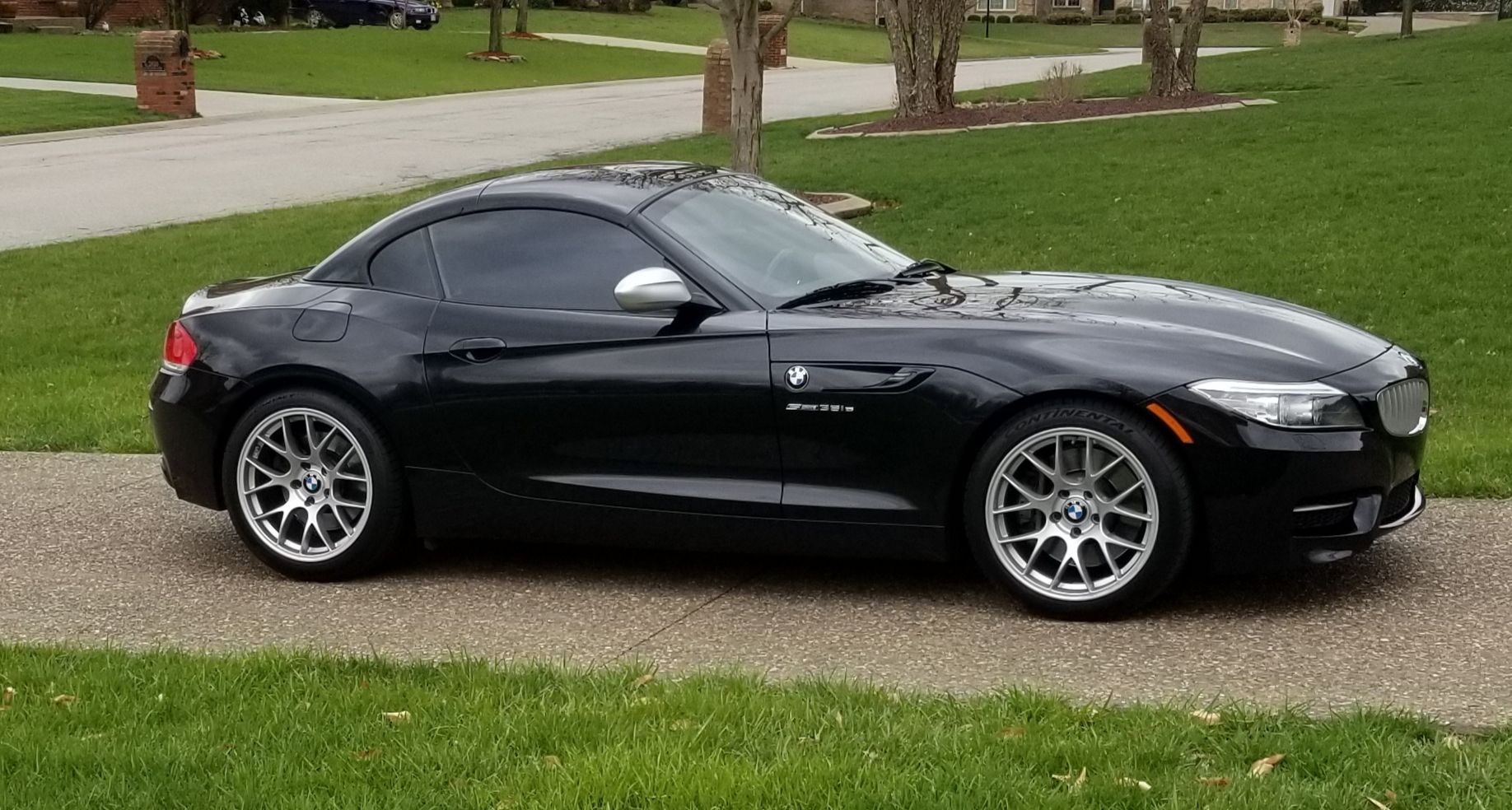 BMW E89 Z4 with 18" EC-7 Wheels in Race Silver