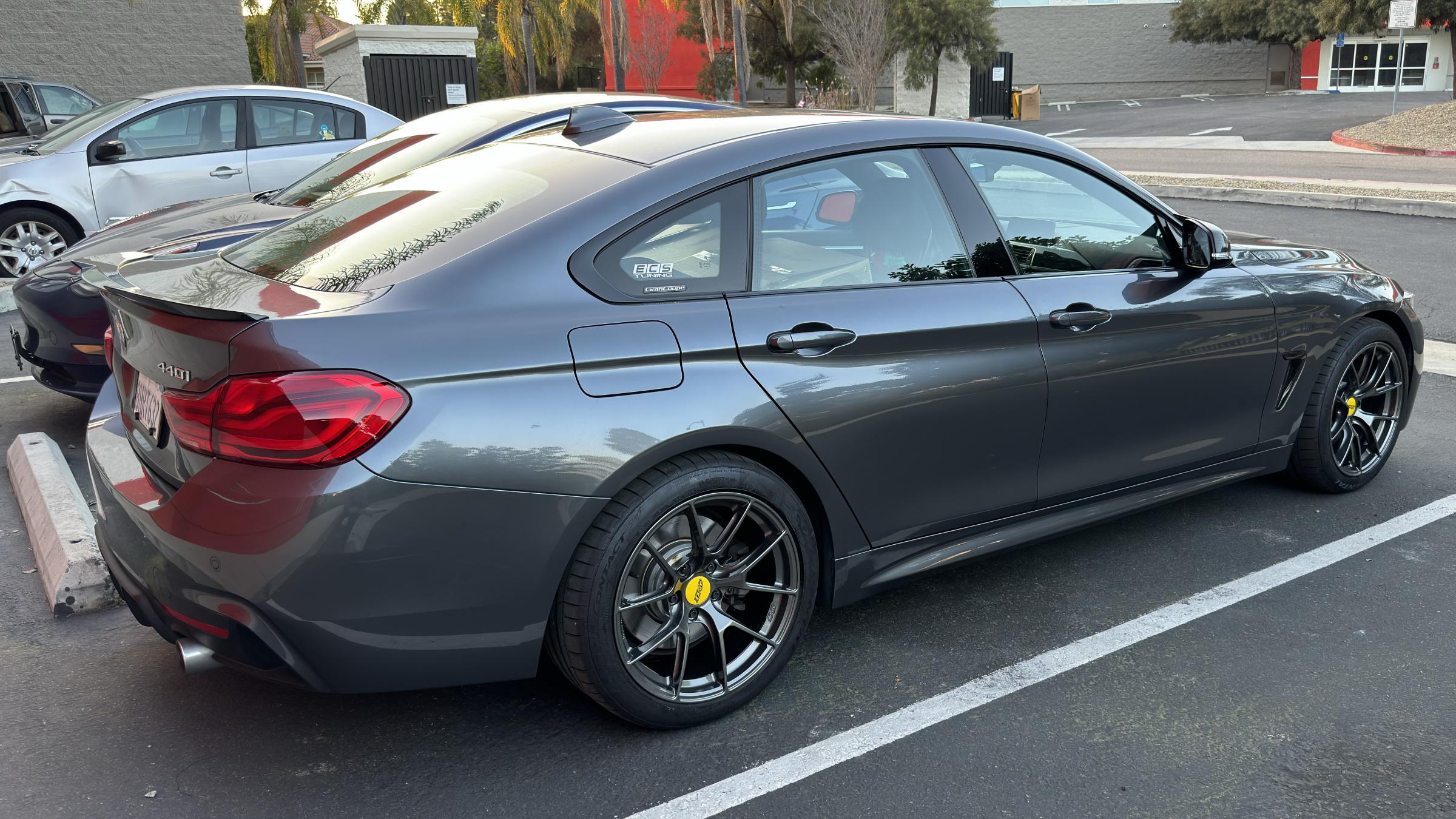BMW F36 Gran Coupe 4 Series with 18" VS-5RS Wheels in Anthracite
