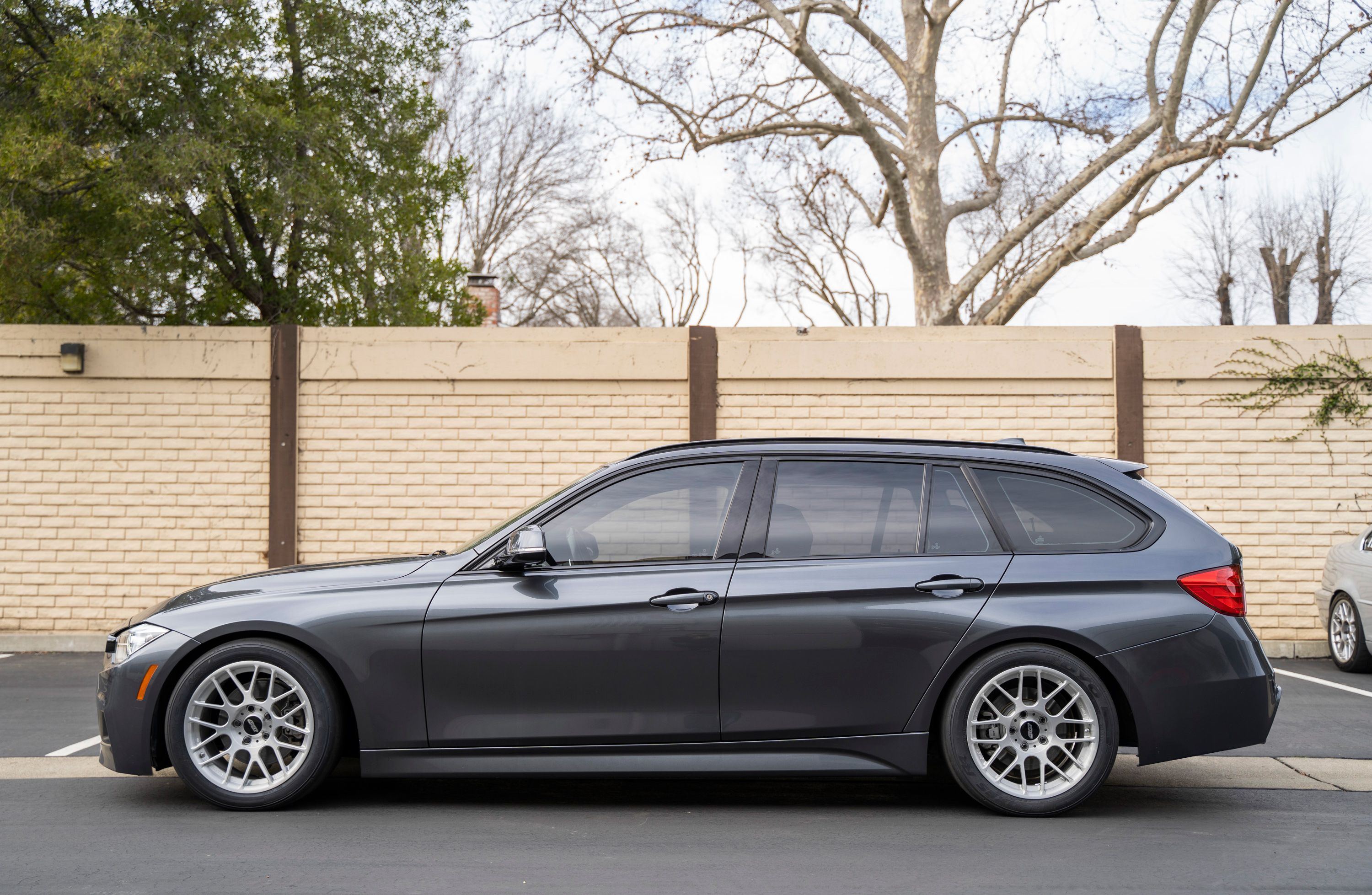 BMW F31 Wagon 3 Series with 17" ARC-8R in Brushed Clear on BMW F30 F31 ...
