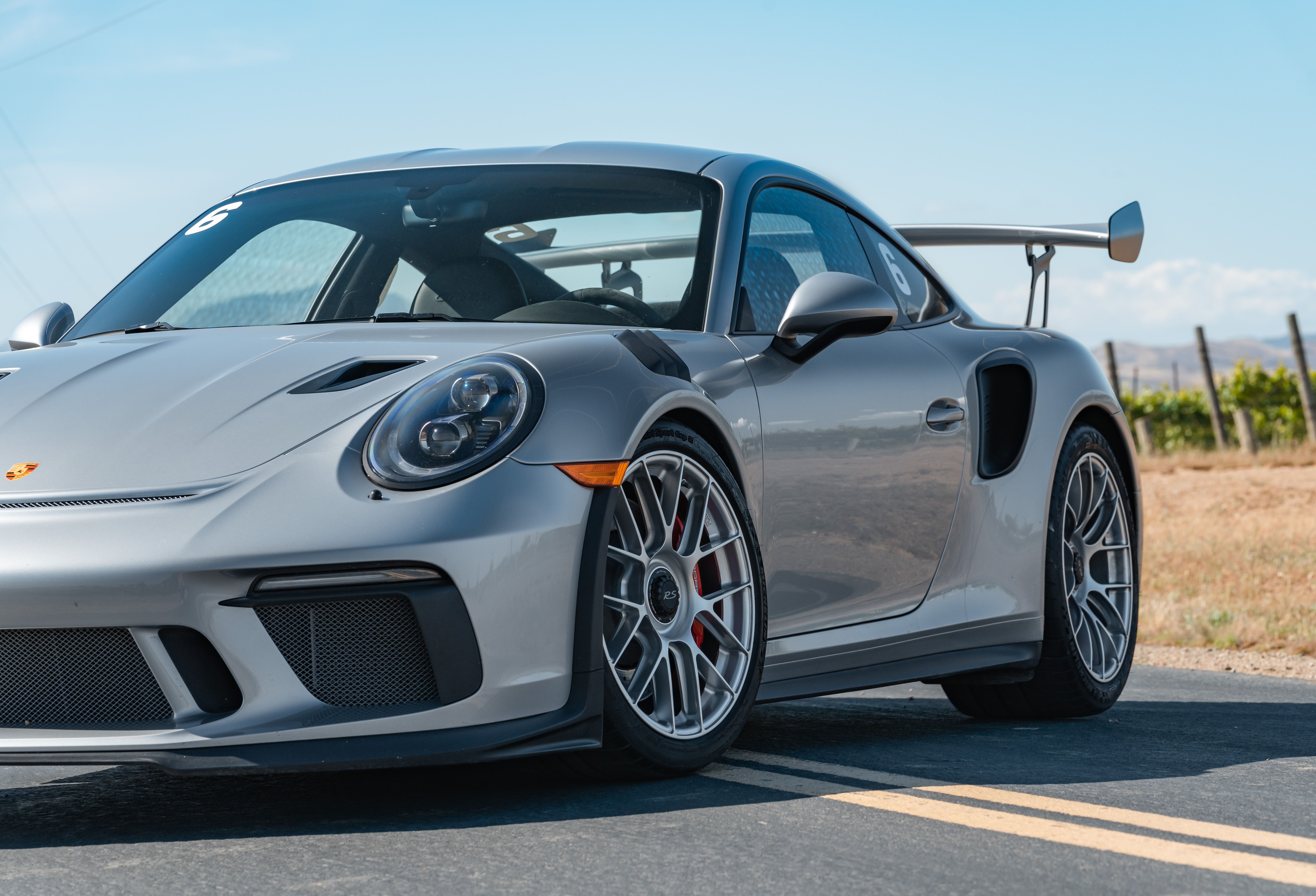Porsche 911 991.2 GT3 RS with 19" EC-7RS in Race Silver on Porsche 991 GT2RS & GT3RS - Apex Album