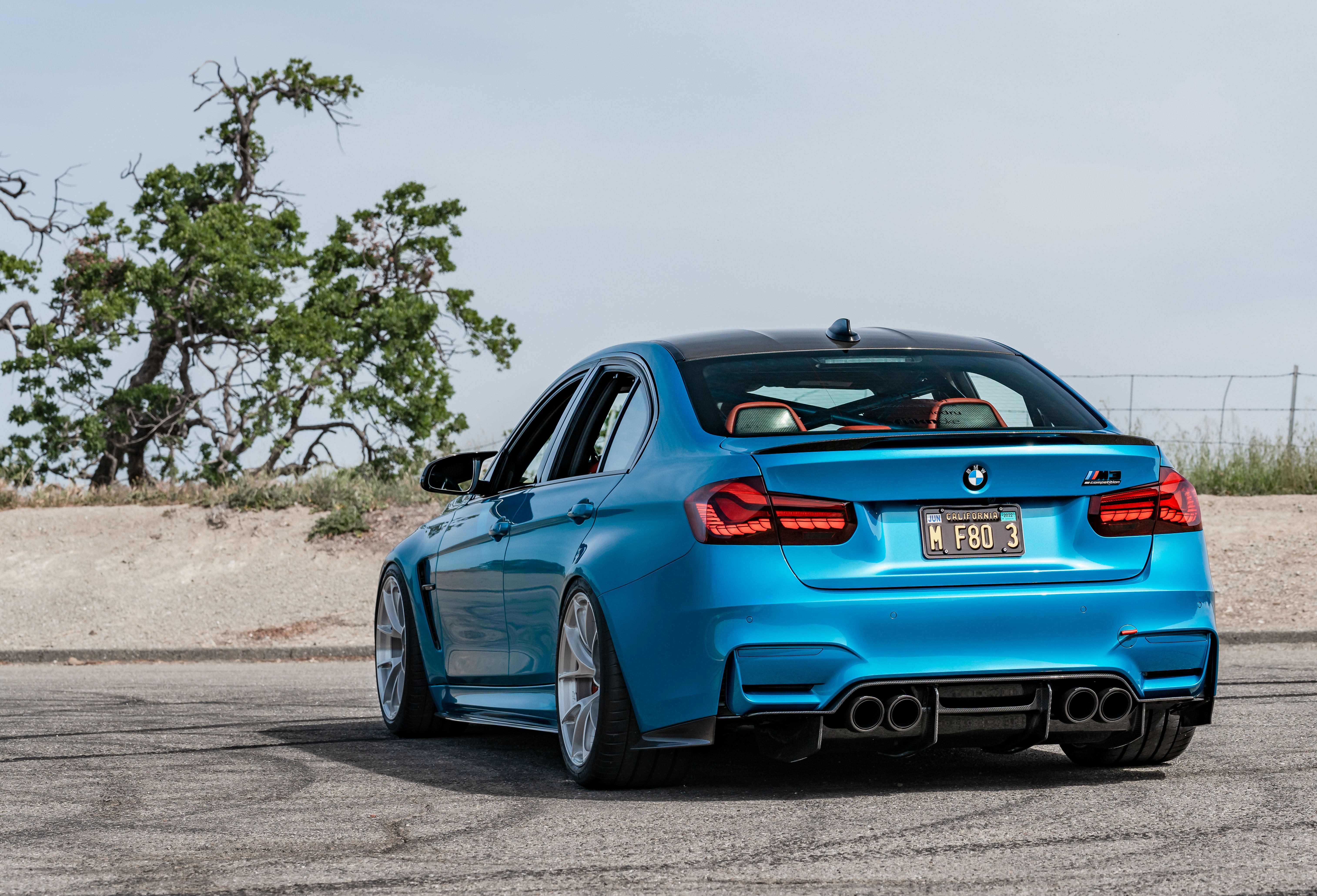 BMW F80 M3 with 19" VS-5RS in Brushed Clear on BMW F80 - Apex Album