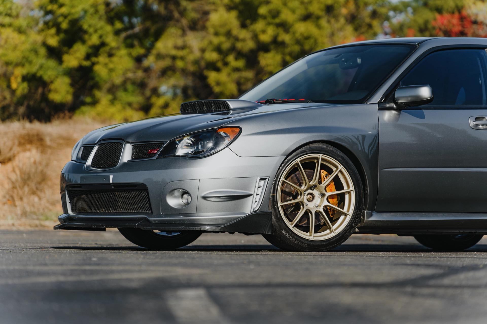 Subaru GD WRX STI with 18" SM-10RS Wheels in Motorsport Gold